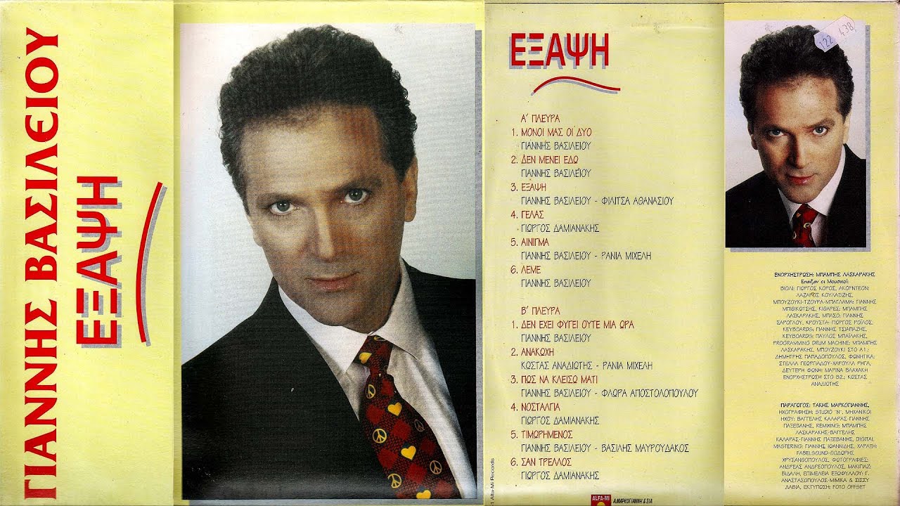 ΓΙΑΝΝΗΣ ΒΑΣΙΛΕΙΟΥ | ΣΑΝ ΤΡΕΛΟΣ | VINYL RIP | - YouTube