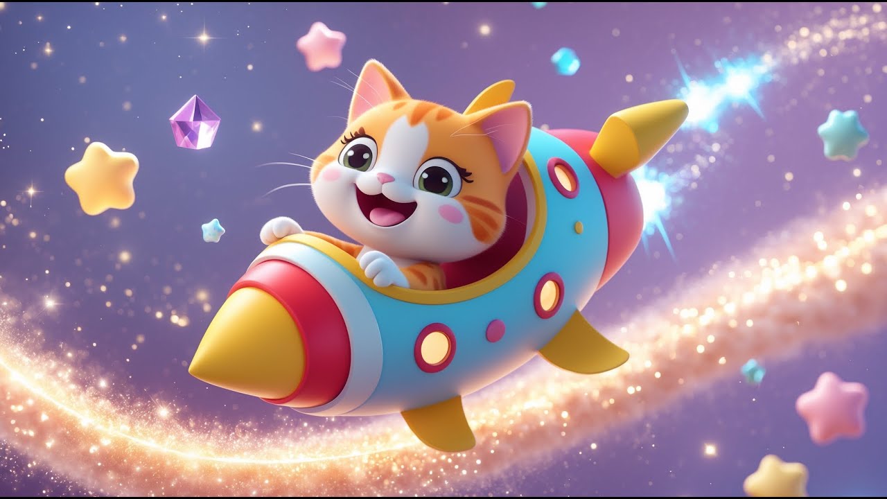 Kitty’s Rocket Ride 🚀🐱 | ABC & Kids Songs for Toddlers | Fun Learning ...