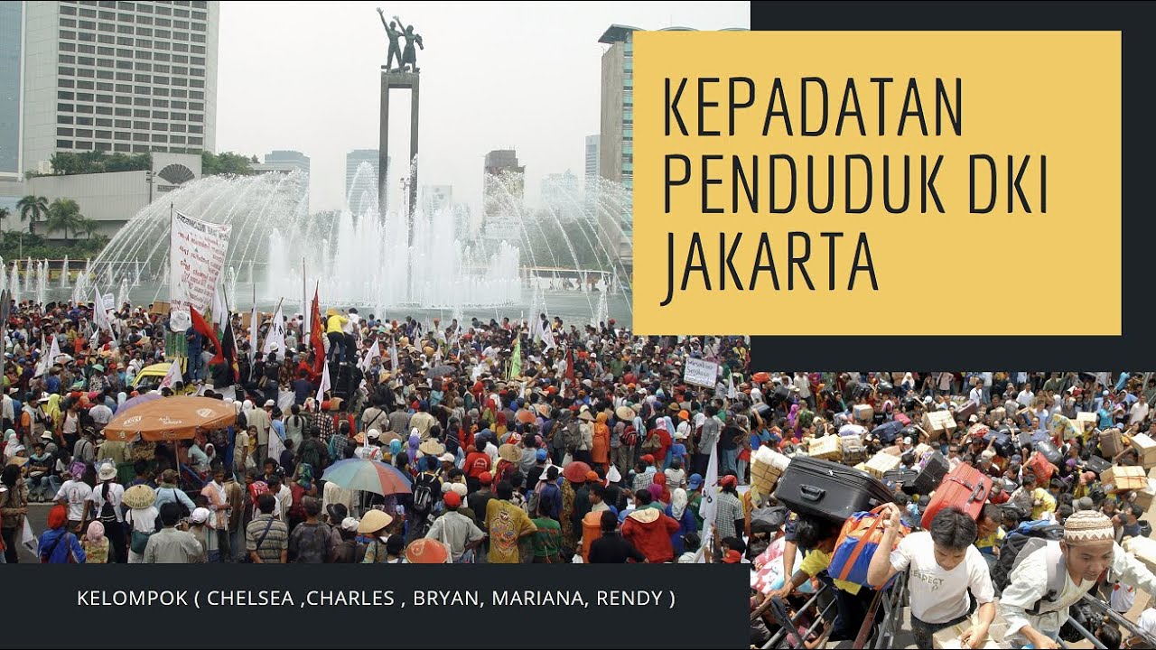 KEPADATAN PENDUDUK JAKARTA - YouTube