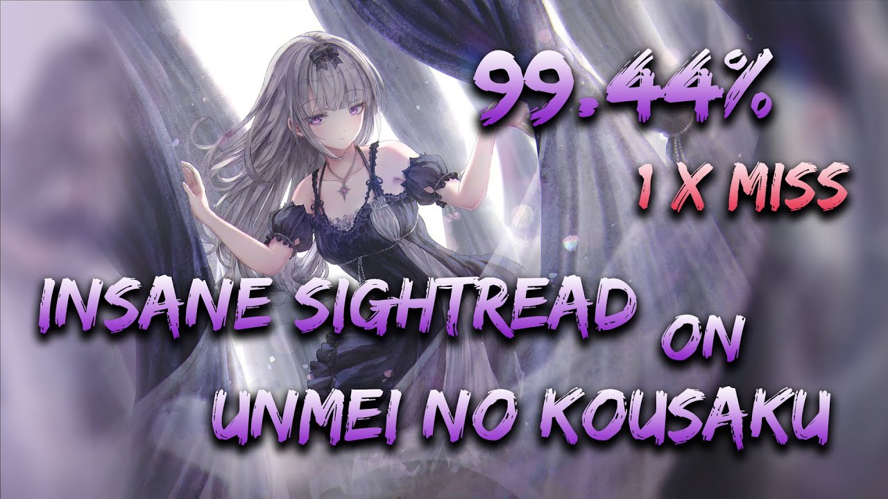osu! | SIGHT READ 99.44% 1 | Ariabl'eyeS - Unmei no Kousaku - YouTube Music