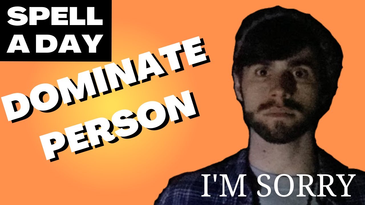 DOMINATE PERSON | Will Dominate You - Spell A Day D&D 5E +1 - YouTube