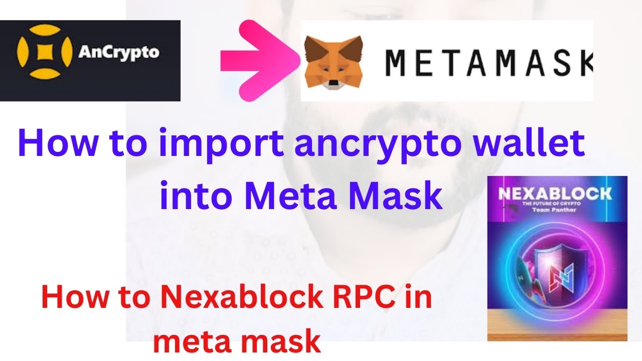 how to import crypto wallet into Meta mask / how to add Nexa Blockchain ...