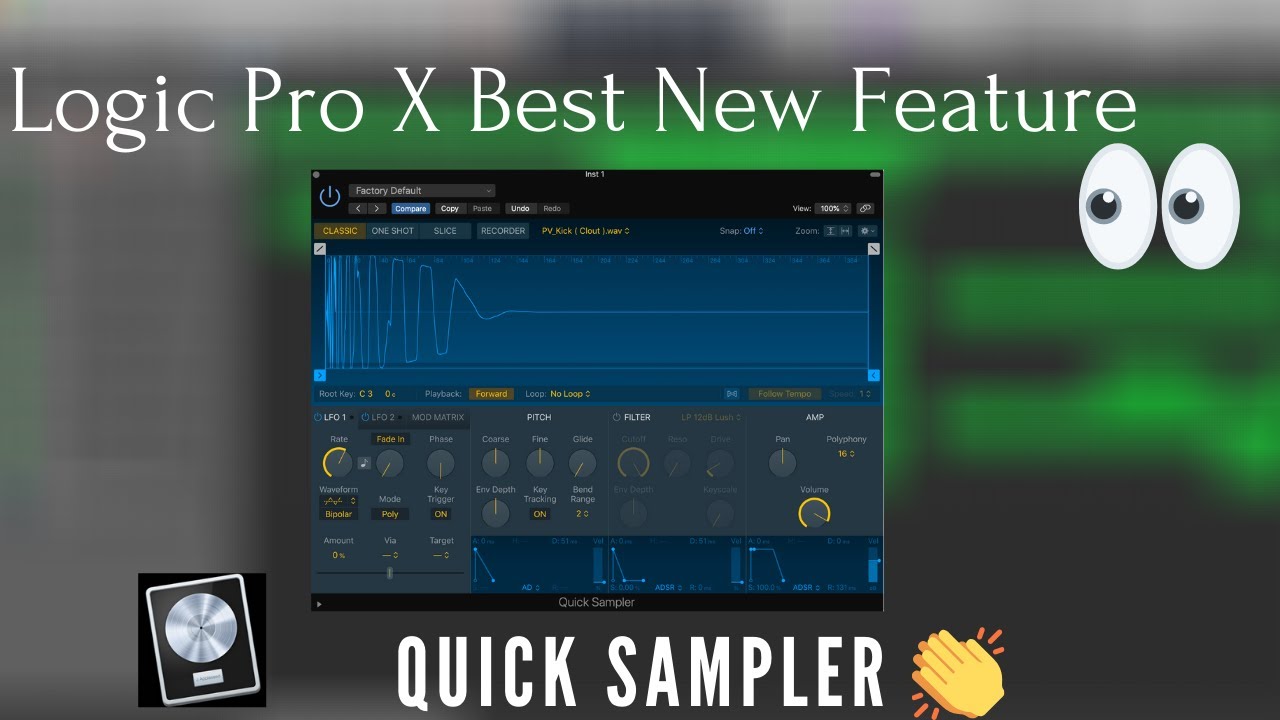 BEST NEW FEATURE ON LOGIC?! Quick Sampler - How To Use (Tutorial ...