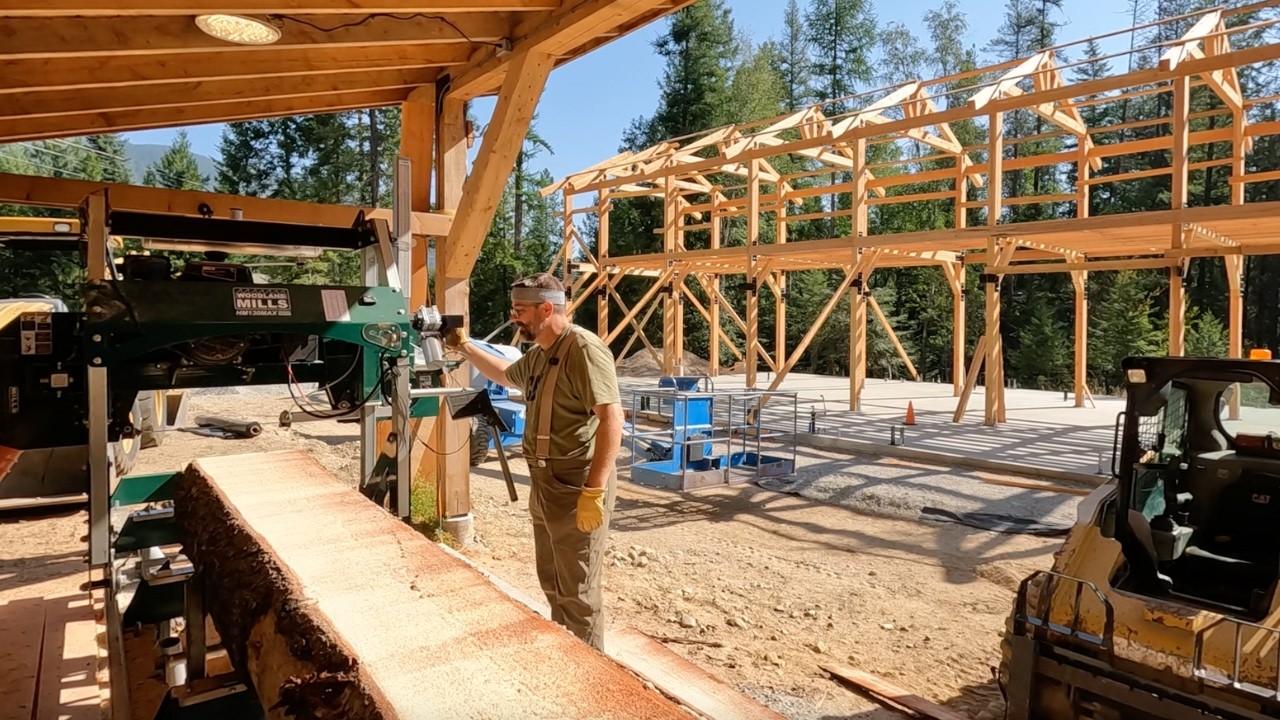 LOG To LUMBER - Sharing The Process While MILLING A Log START To FINISH ...