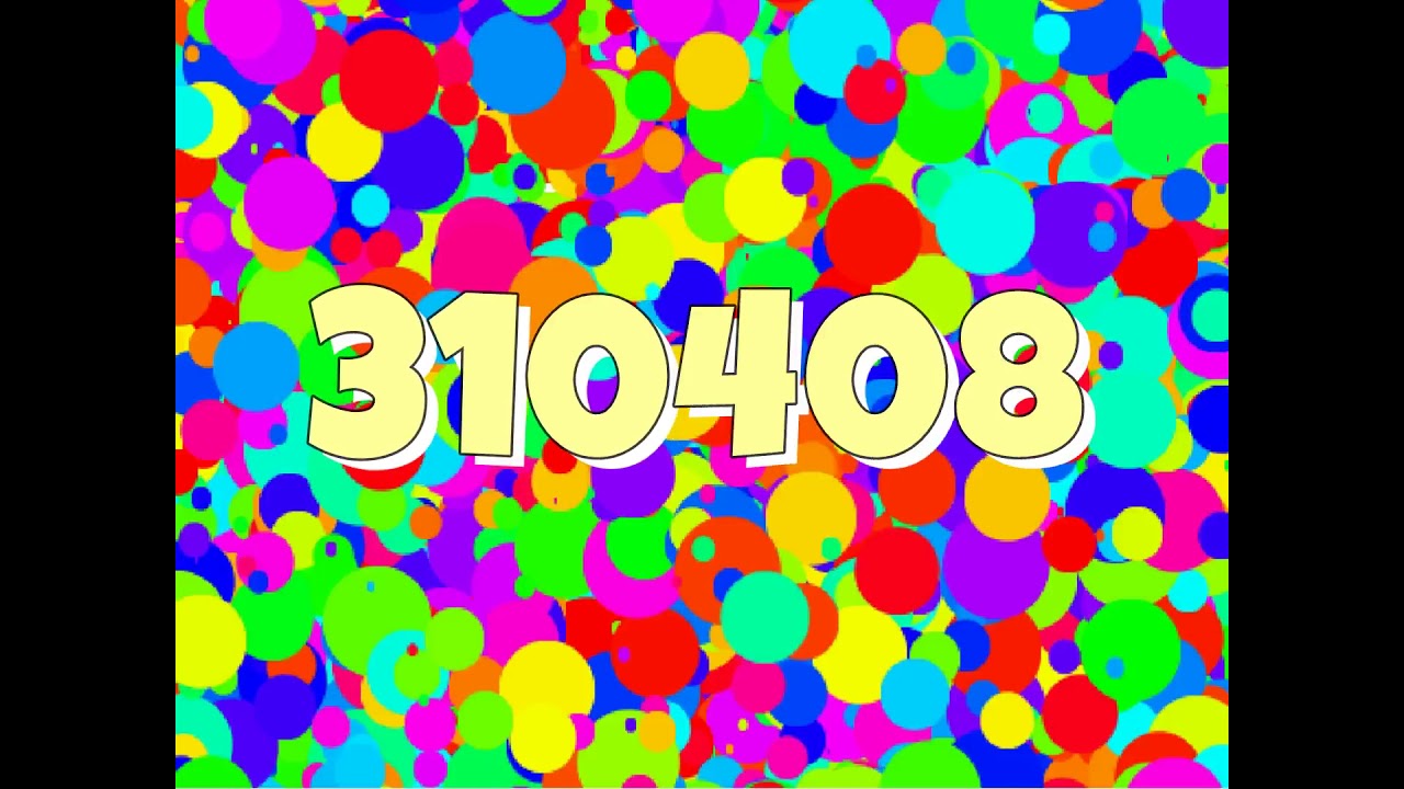 Colorful Numbers 1 to 500000 - YouTube