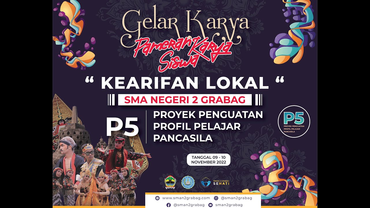 GELAR KARYA DAN PAMERAN KARYA SISWA || SMA NEGERI 2 GRABAG - YouTube