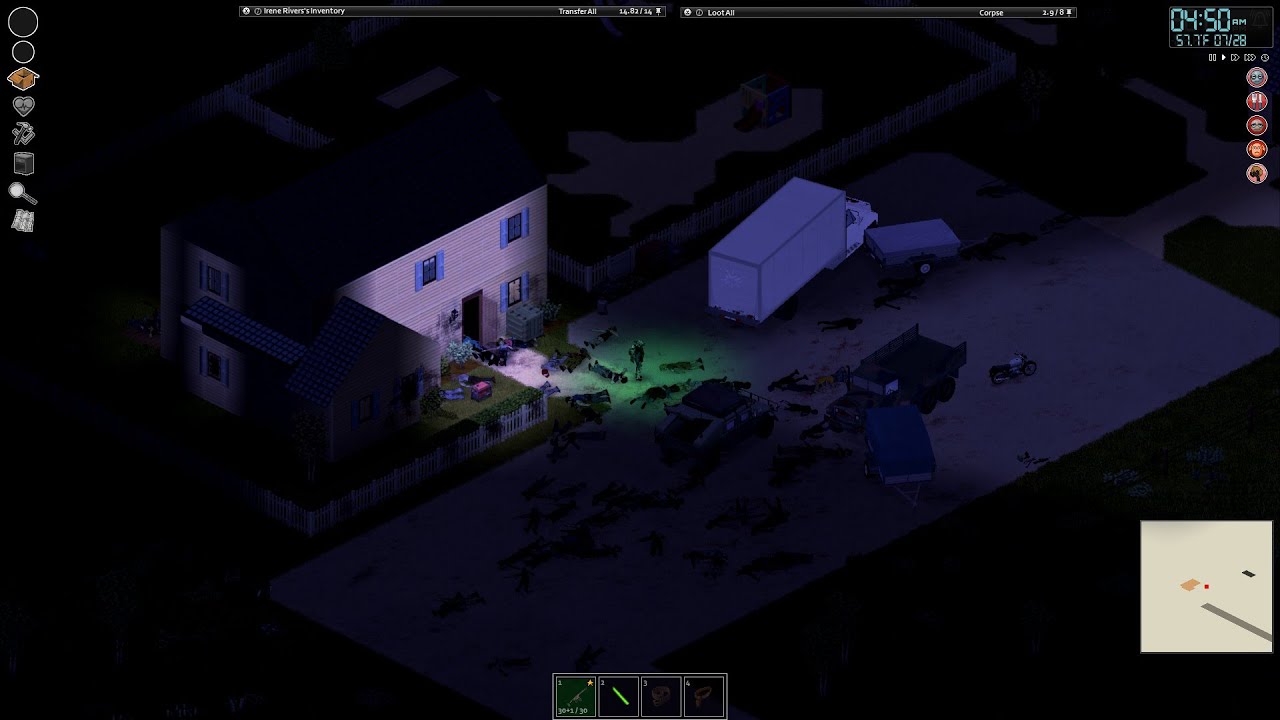 Looting Gas Station And Auto Shop-Project Zomboid s2 e 9 - YouTube