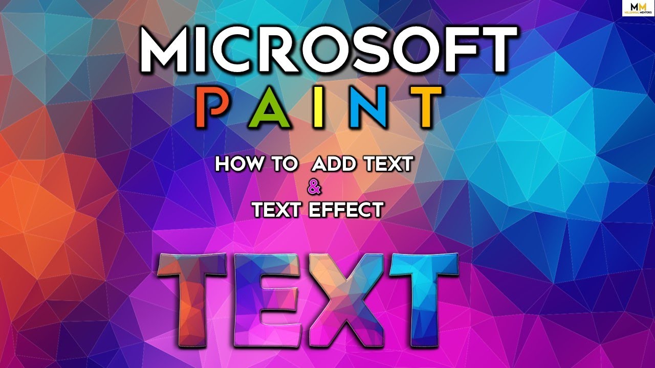 Text Tutoial In Ms Paint how To Add Text Effects In Ms Paint YouTube Text Tutoial In Ms Paint how To Add Text Effects In Ms Paint YouTube