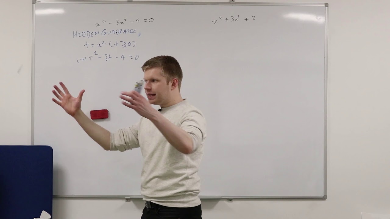 Hidden Quadratics (1 of 3: Intro Example) - YouTube