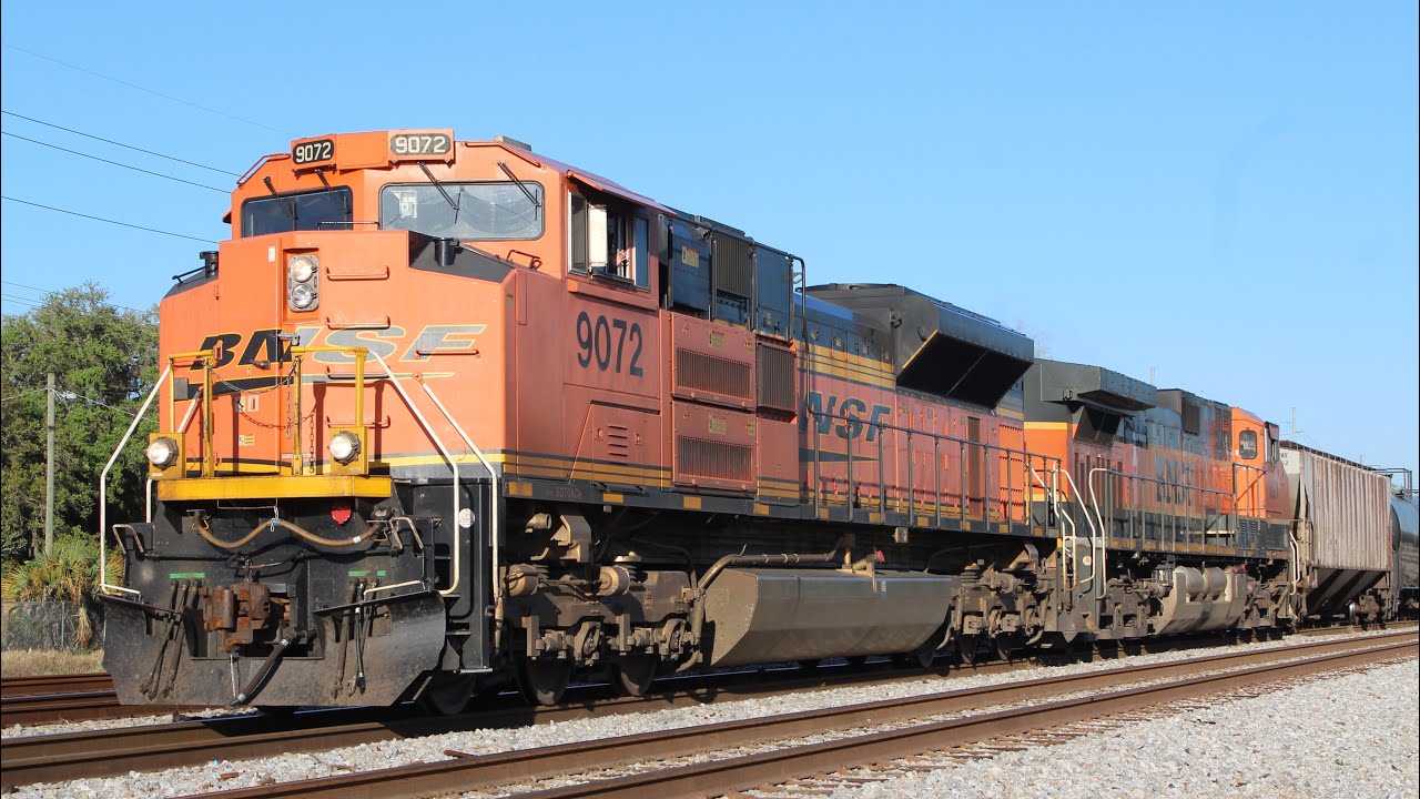 CSX B631-11 w/ a “BNSF H1 Trailing!!!!!” at “Tampa, FL” Yeoman Yard ...