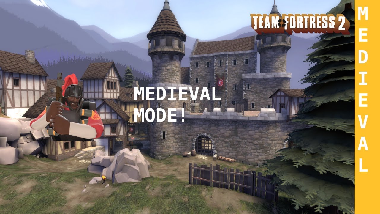 Swords in TF2! - Medieval mode TF2 - YouTube