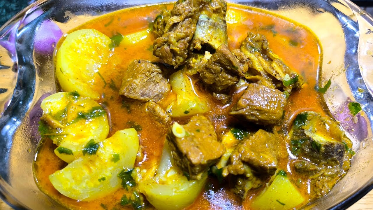 Delicious Tinday Gosht Cook By Sooper Mummy Kitchen - YouTube