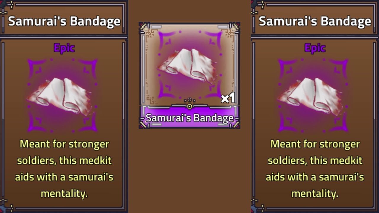 How To Get Samurai Bandage in King Legacy | Samurai's Bandage Material ...