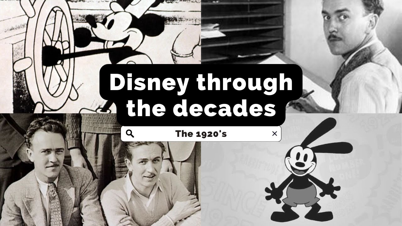 Disney through the decades. The 1920's - YouTube