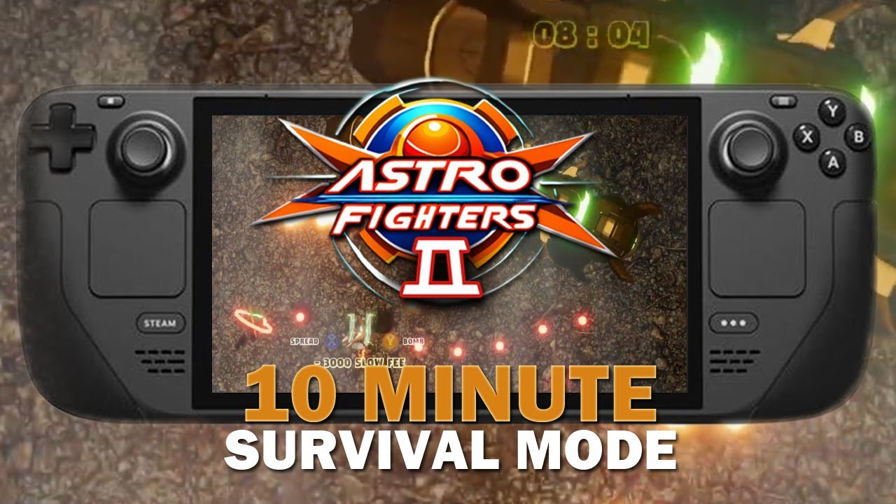 Astro Fighters 2 Ten Minute Survival with Joypad Overlay - YouTube