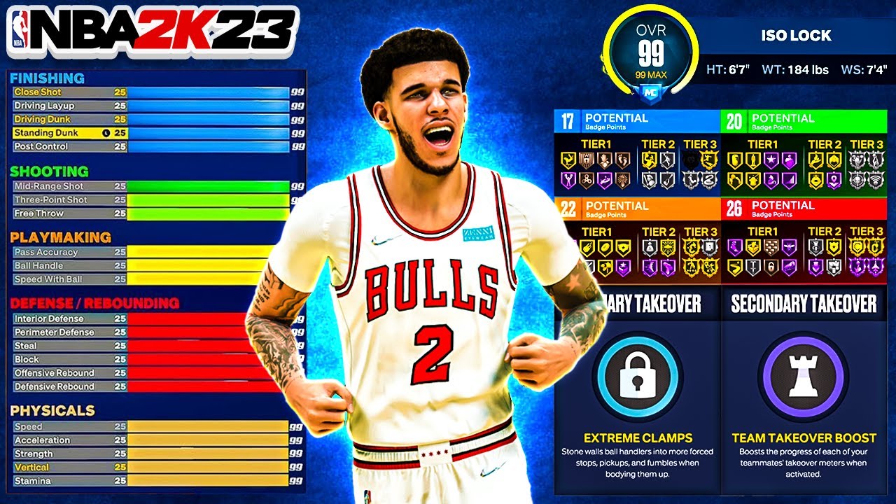 NBA 2K23 6’7 ISO LOCK DEMIGOD BUILD! 99 STEAL, HOF QUICK FIRST STEP ...