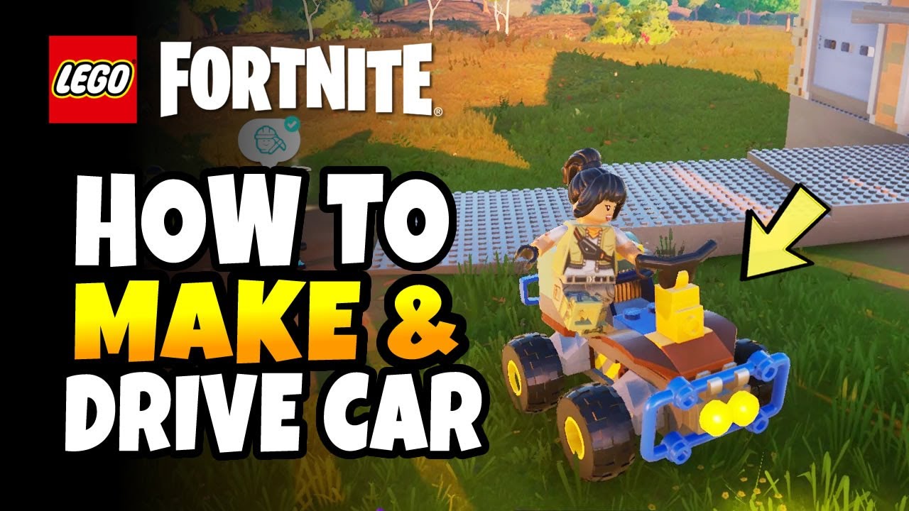 LEGO Fortnite How to Make a Car (How to Drive A Car) - YouTube