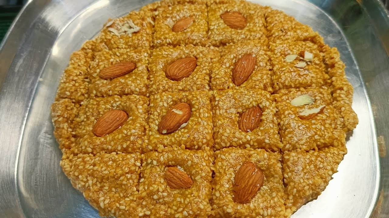 til ki barfi | til ki soft chikki | gud aur till ki patti | til badam ...