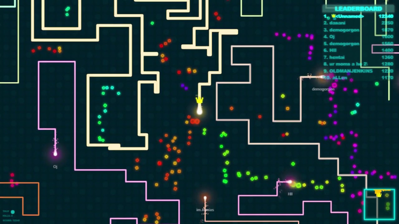 Powerline.io - Over 20,000 Points - YouTube