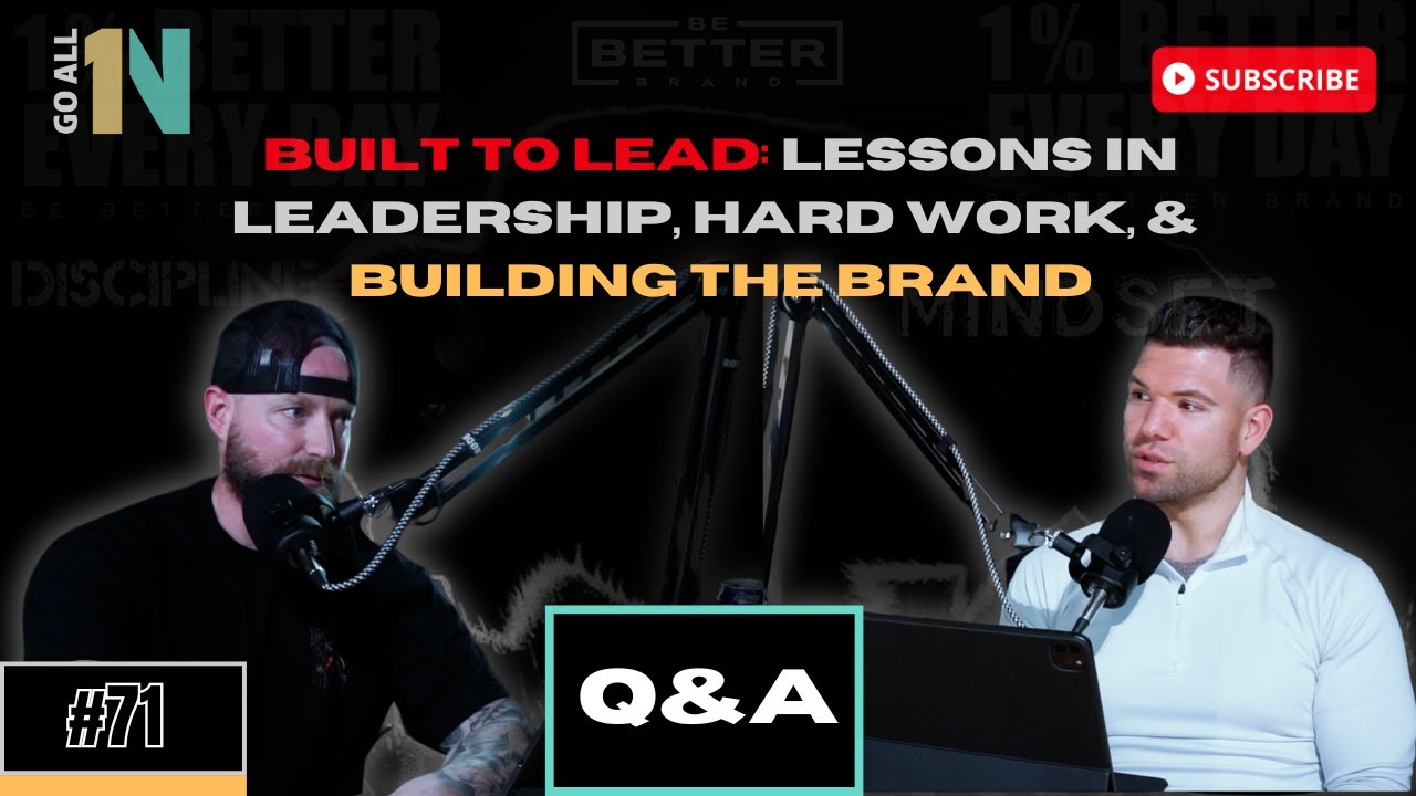 Built to Lead: Lessons in Leadership, Hard Work, & Building the Brand Q ...