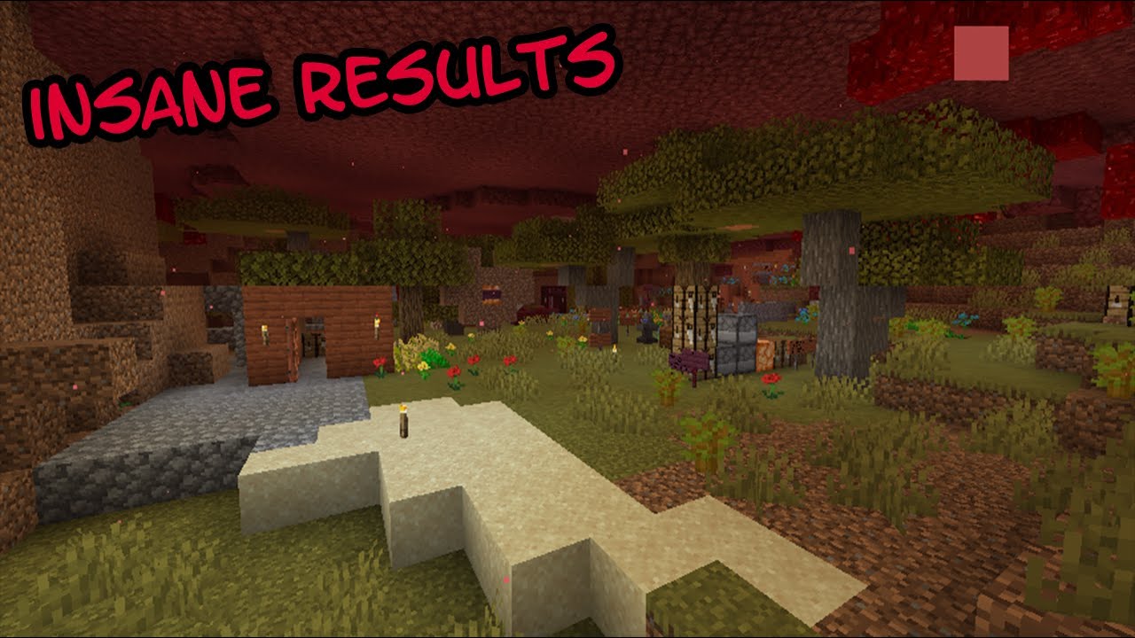 Turning The Nether Into The Overworld - Minecraft Challenge - YouTube