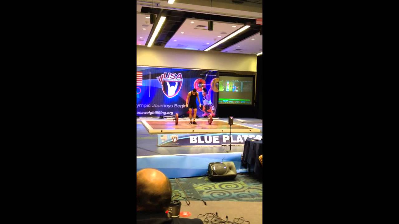 MATT YUNG 2014 AMERICAN OPEN 77KG SNATCH - YouTube