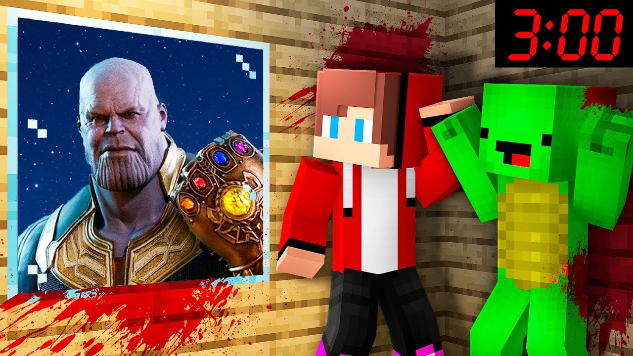 How Mikey and Jj Attacked by TANOS.EXE in Minecraft at 3:00 AM ...