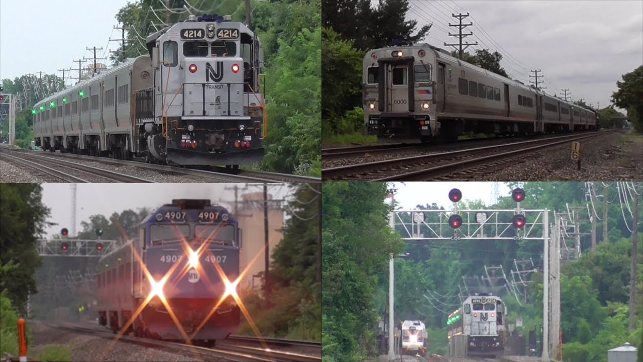 NJT Cab Car 6000 with its Unrestricted Horn, a Metro-North F40PH-3C, a ...