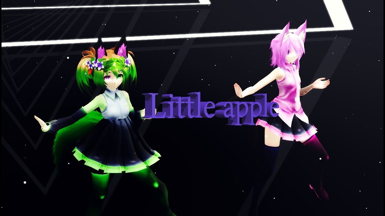 『MMD OC FRIENDS』Little apple - YouTube