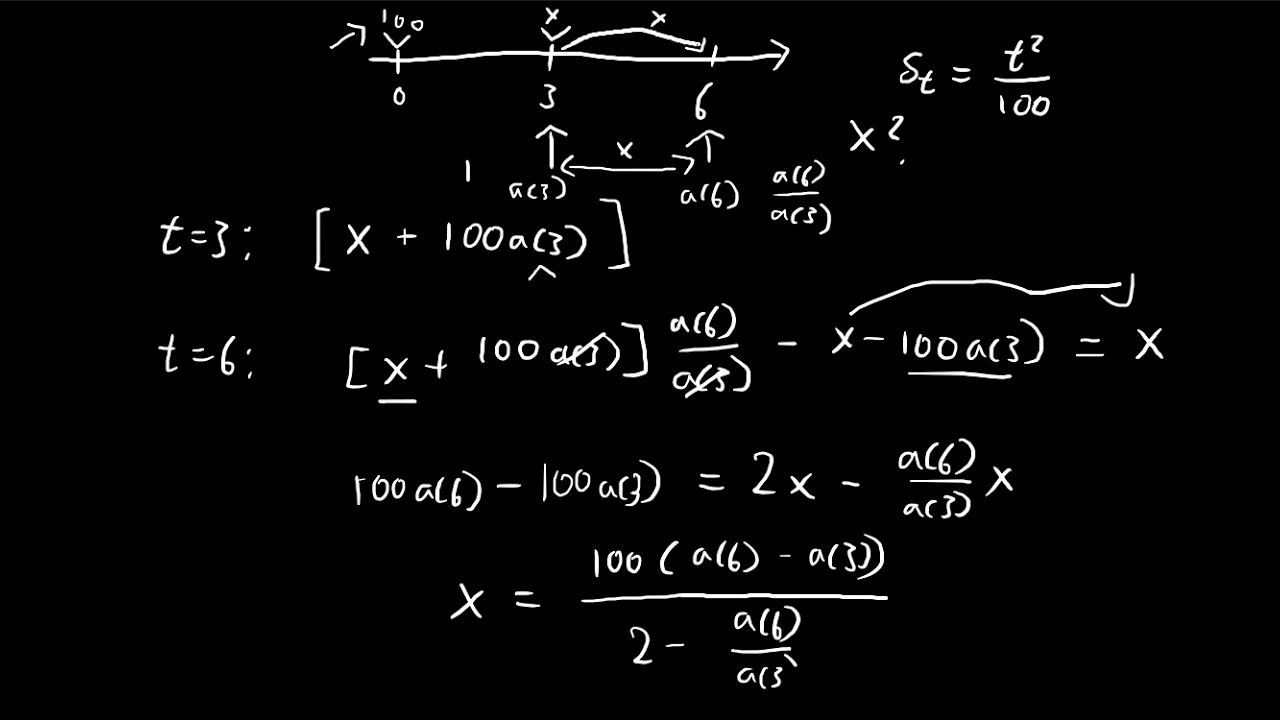 Force of Interest (Worked Example) | Financial Mathematics | Actuarial ...