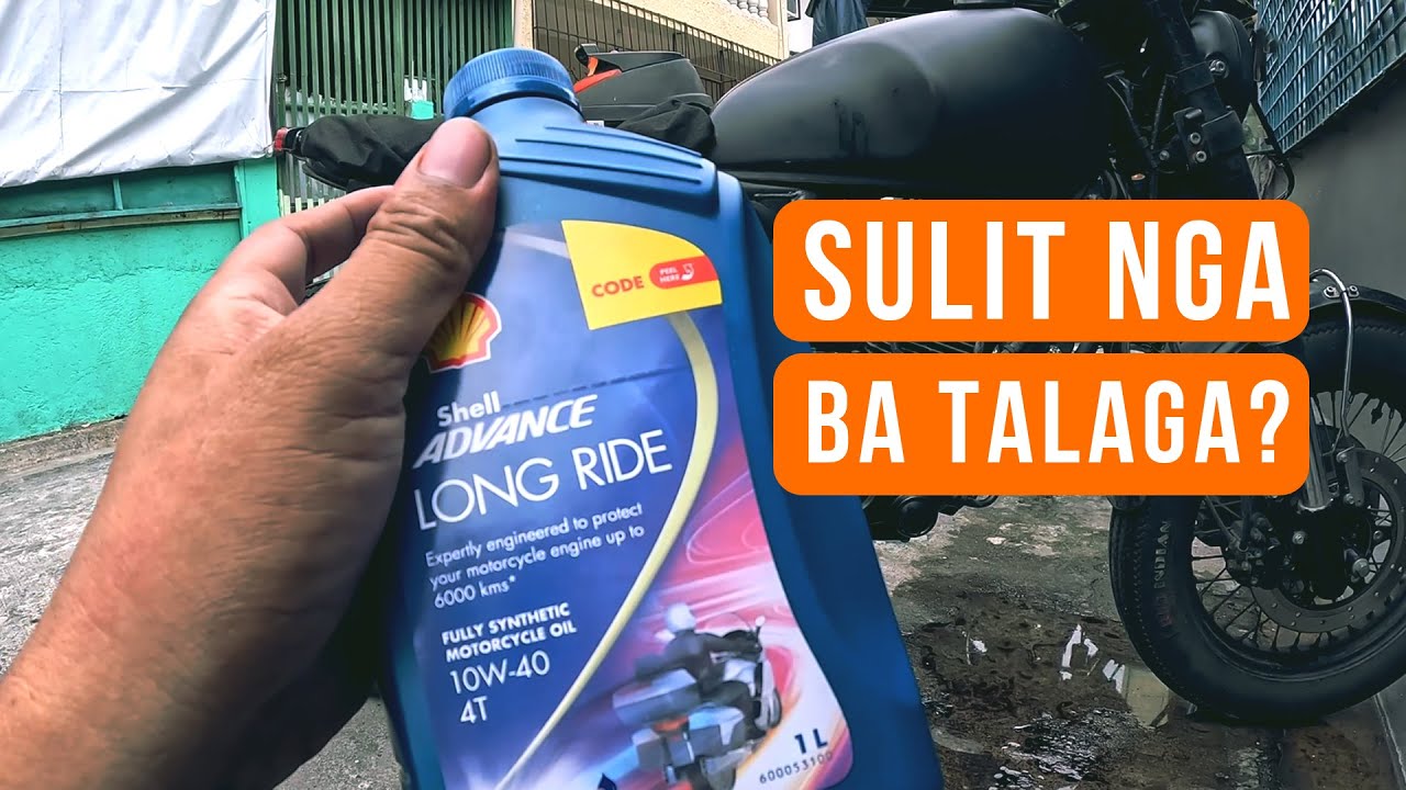 Sulit Nga Ba ang Shell Advance Long Ride | Change Oil and Check Up ...