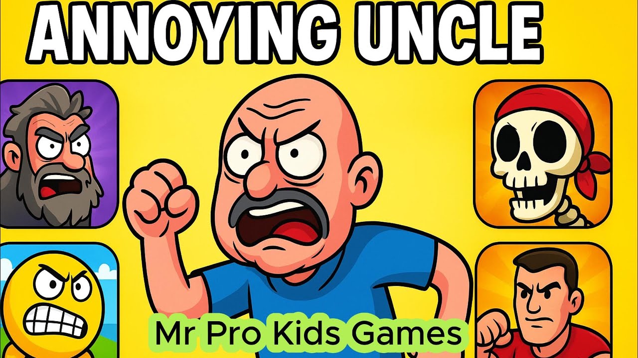 Annoying Uncle & Mr. Pain 🤣 The Funniest Mobile Game Compilation! - YouTube