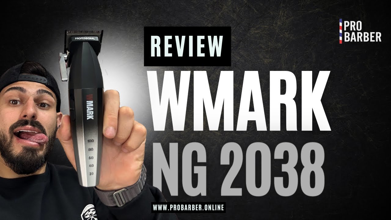 💈 LANÇAMENTO da máquina de corte Wmark NG 2038 | Pro Barber ...