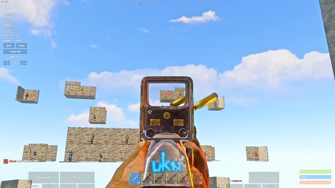 RUST UKN 2.9K HR MP5/AK SPRAY - YouTube