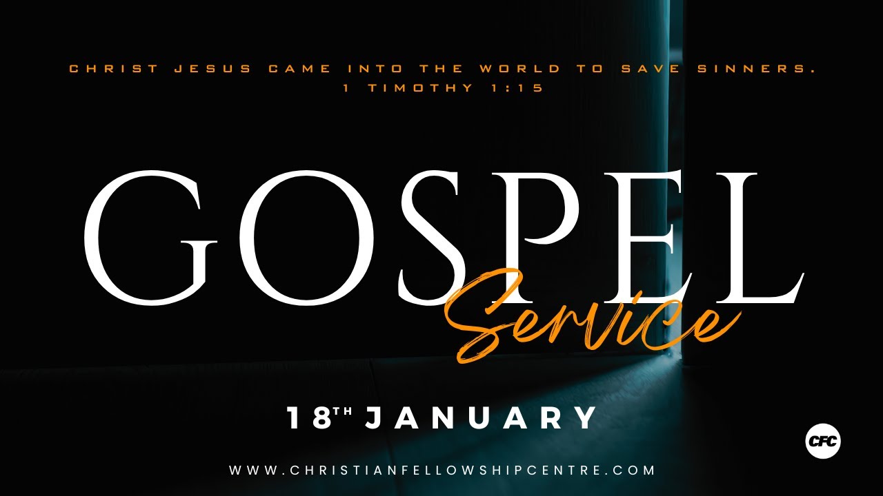 English Gospel Service | 18 - January - 2026 | Christian Fellowship ...
