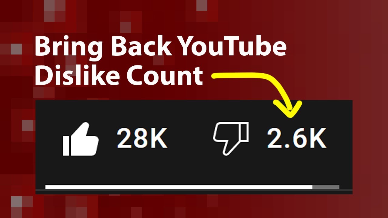How To Make YouTube Dislike Count Visible YouTube how-to-make-youtube-dislike-count-visible-youtube