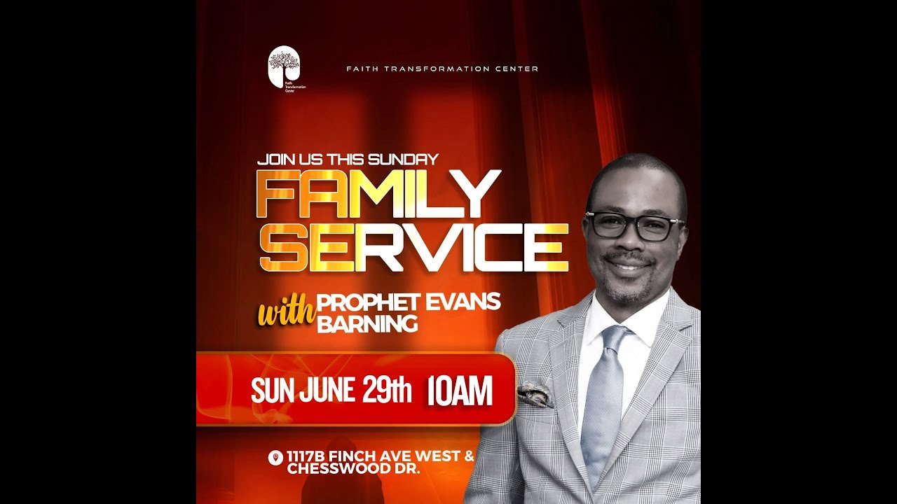 FAMILY SERVICE | WITH PROPHET EVANS BARNING | JUNE 29TH, 2025 - YouTube