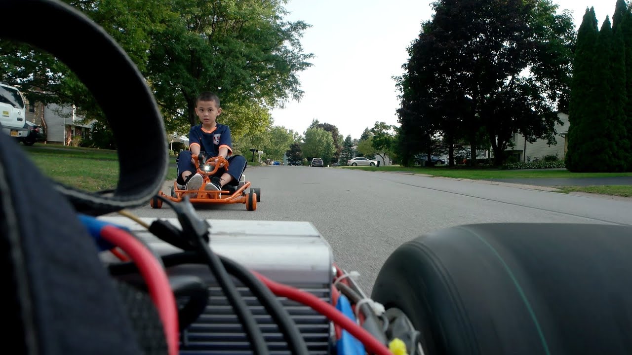 48V Razor ground force drifter street ride. - YouTube