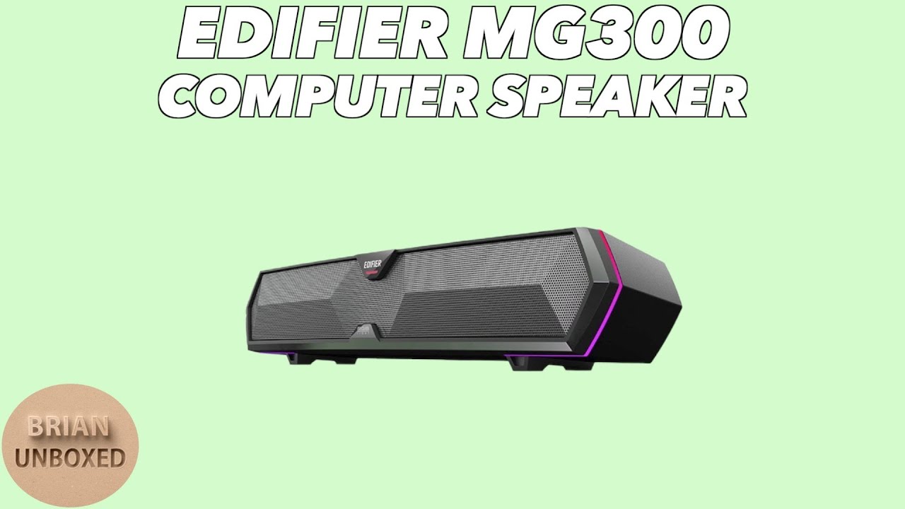 Edifier MG300 Computer Speaker - Full Review & Audio Samples - YouTube