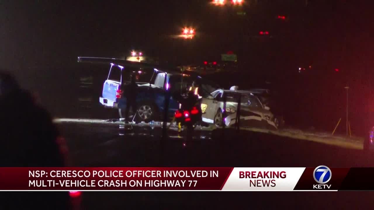 Multi-vehicle accident involving Nebraska police cruiser sparks state ...