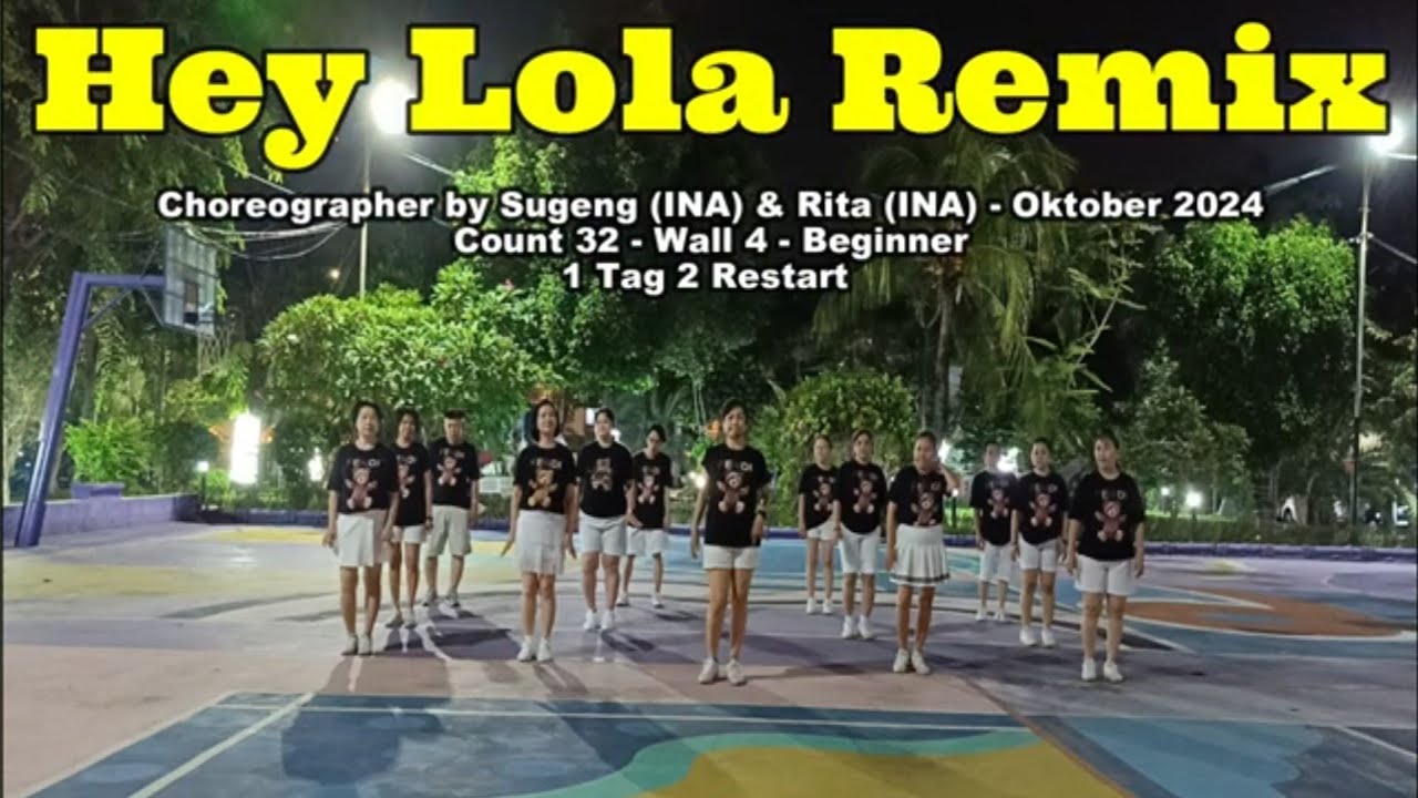 Hey Lola Remix - Line Dance - YouTube