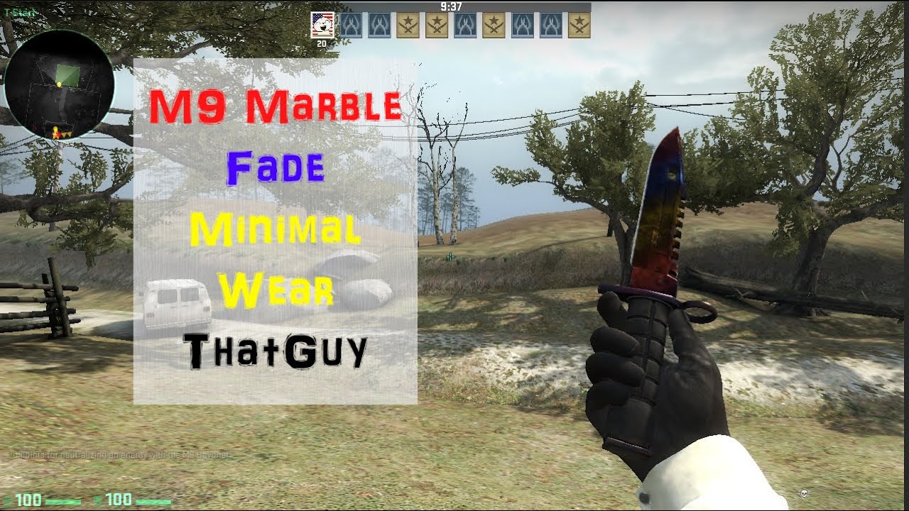 M9 Marble Fade (Minimal Wear) Gameplay/Showcase - YouTube
