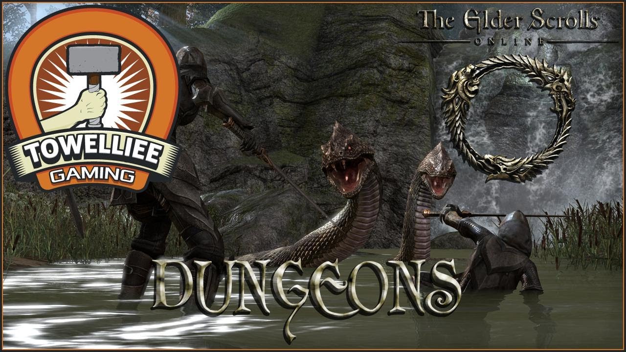 Elder Scrolls Online LvL 12 Dungeon Fungal Grotto, Dragonknight Nord ...