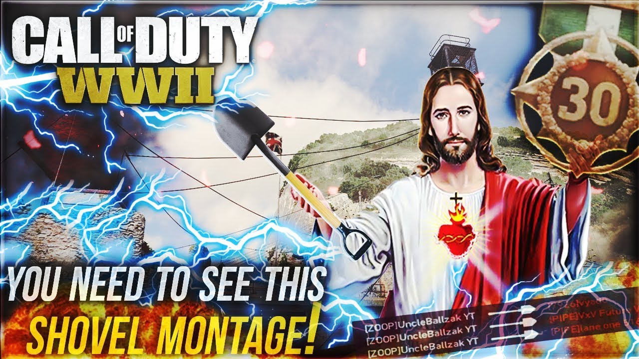 I AM THE SHOVEL GOD - JESUS BALLZAK SLAYS ON CALL OF DUTY: WORLD WAR 2 ...