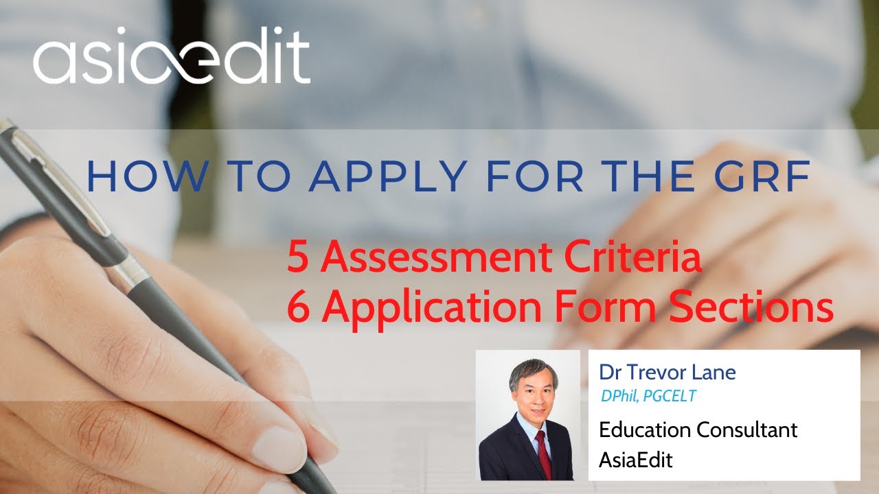 How to Apply for the GRF: 5 Assessment Criteria & 6 Application Form ...