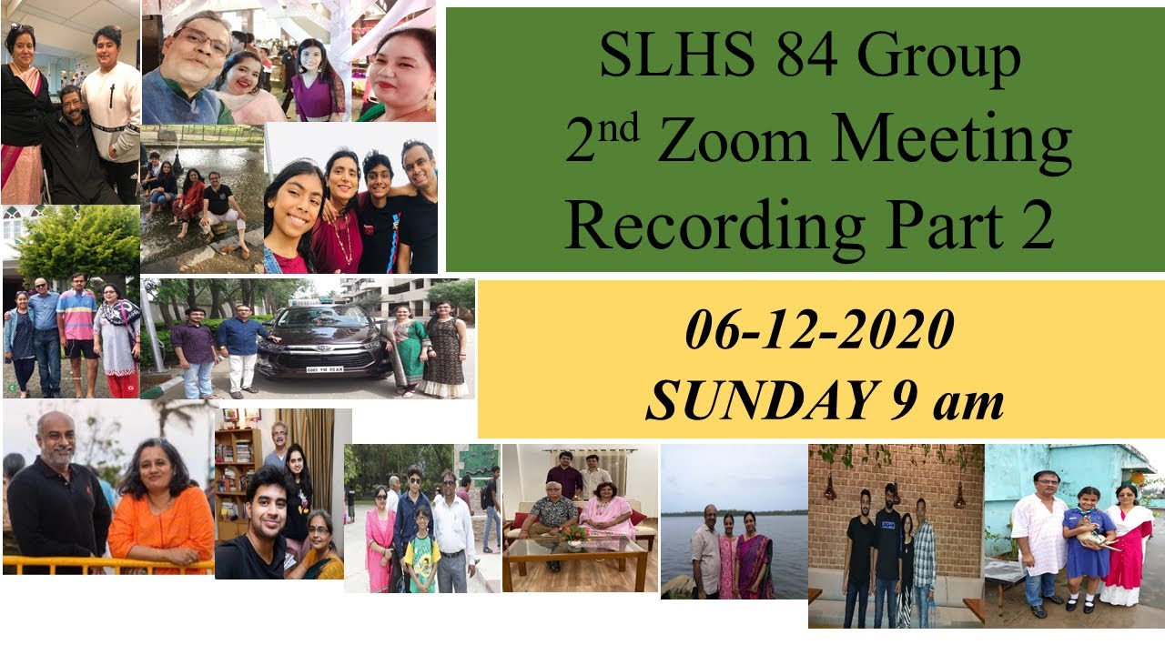 SLHS 2nd Zoom Meeting 6-12-2020 Part 2 - YouTube