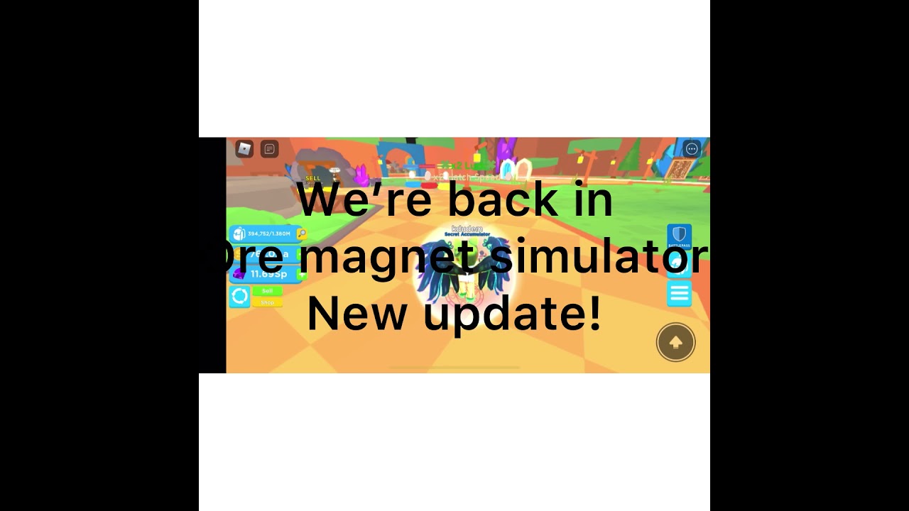New Ore magnet simulator update (BattlePass :0) - YouTube