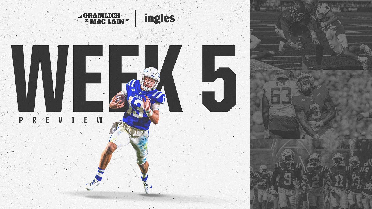 Week 5 Preview: Duke/ND + Clemson/Cuse & UL/NCSU - YouTube
