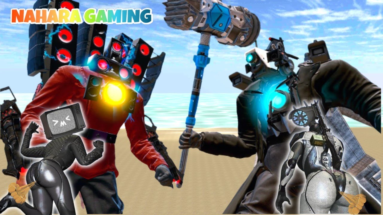 Upgraded Corrupted Titan Speakerman VS Titan Cameraman Upgrade dan ...