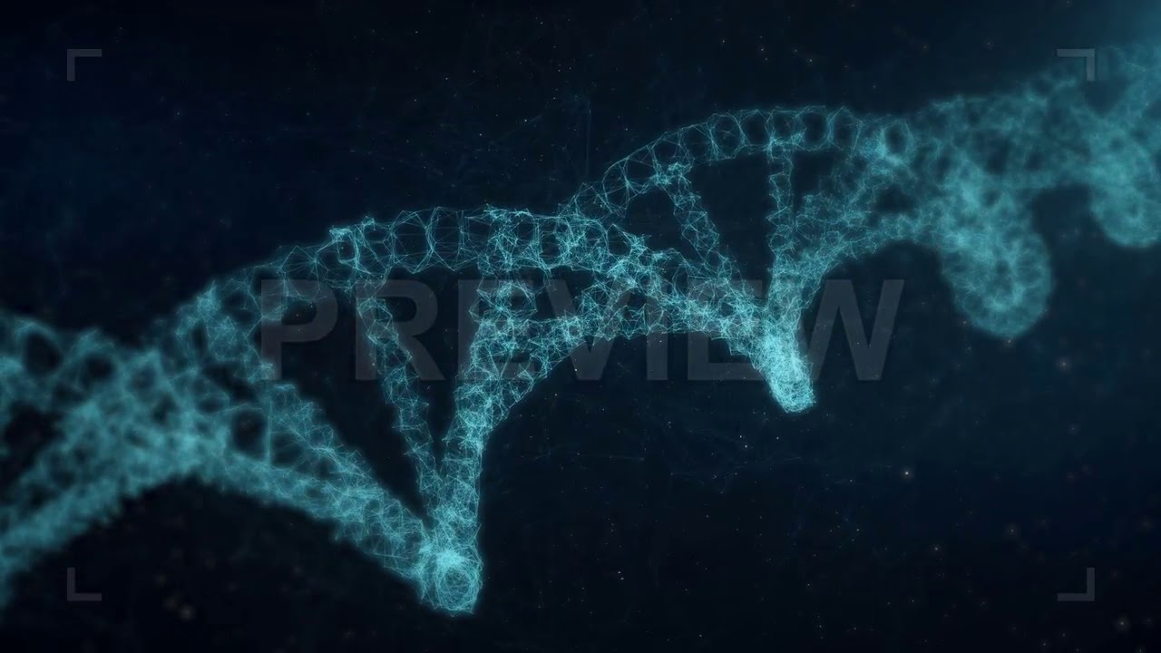 Blue DNA 4K Background Stock Motion Graphics - YouTube